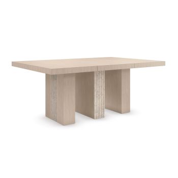 Rhythm Round Glass Top Dining Table